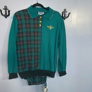 Cape Cod | Pants & Jumpsuits | Cape Cod 2 Piece Outfit Black And Green ...